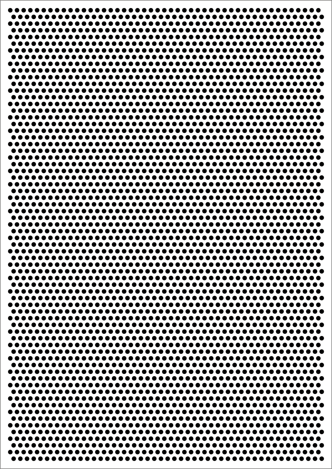 Benday 4mm Pointillism Dot Stencil – Stencil Warehouse