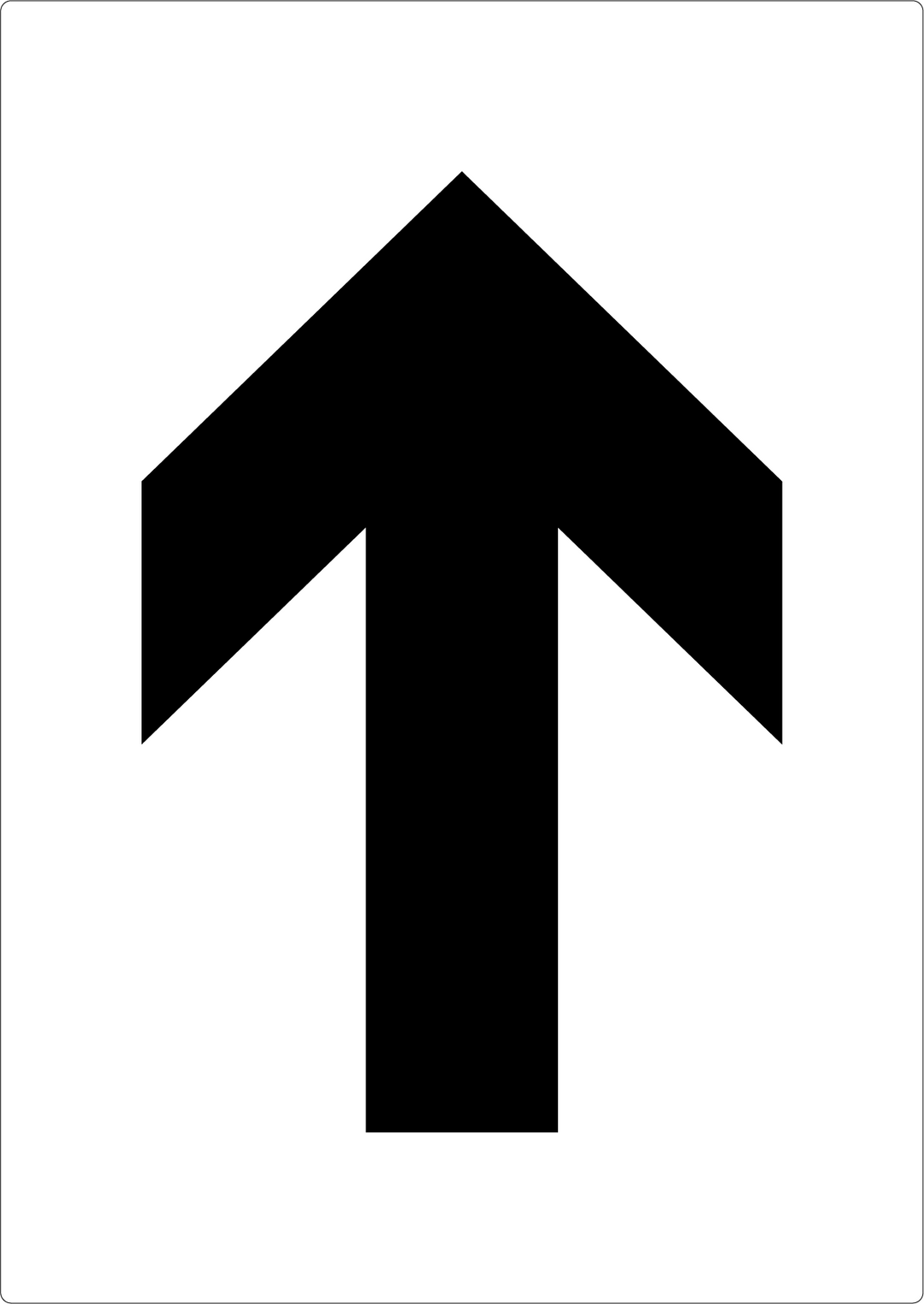 Forward Arrow – Stencil Warehouse