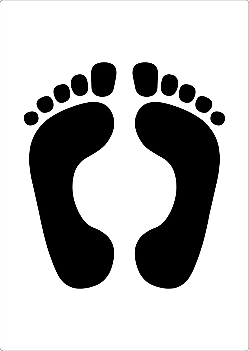 Stand Here stencil – Stencil Warehouse