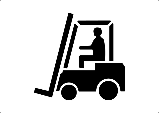 Forklift Stencil (2) – Stencil Warehouse