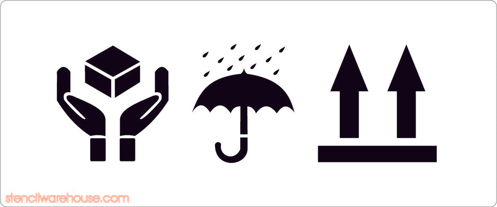 International Shipping Symbols – Stencil Warehouse