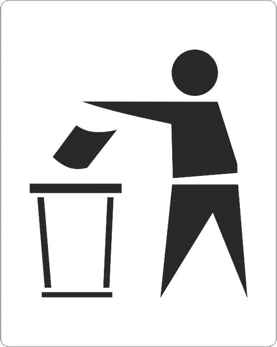 Anti Litter Stencil – Stencil Warehouse